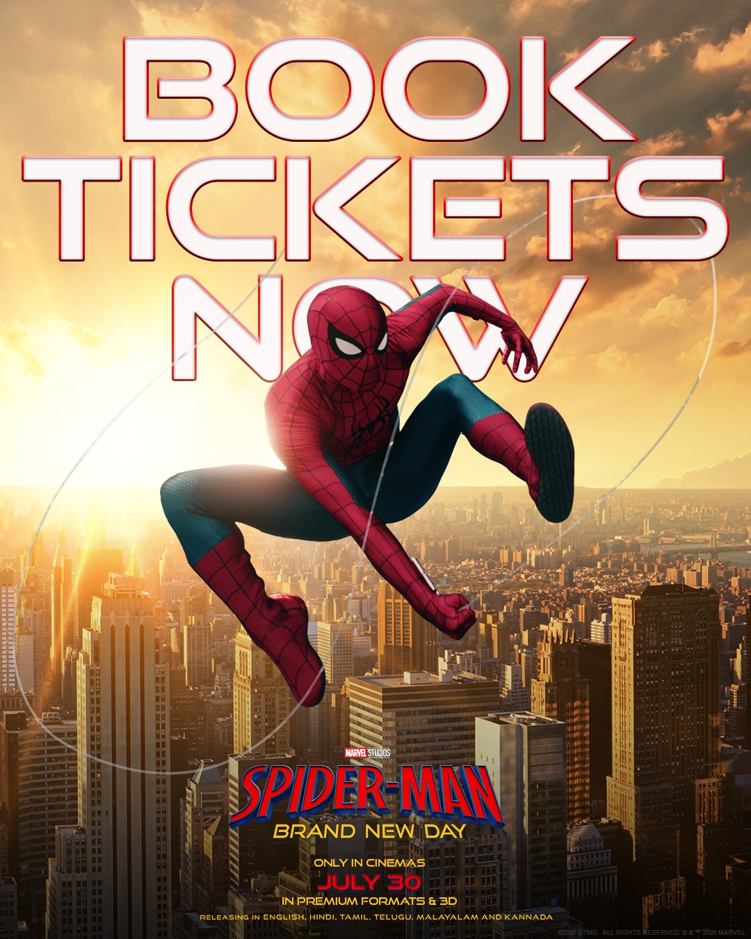 Spider-Man: Brand New Day Opens Advance Bookings in India, Giving Fans ...